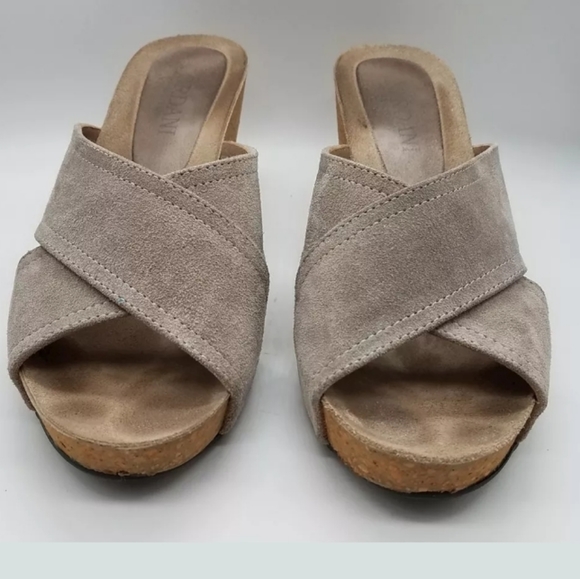 Cordani | Shoes | Cordani Made In Italy Womens Suede Gray Wedge | Poshmark